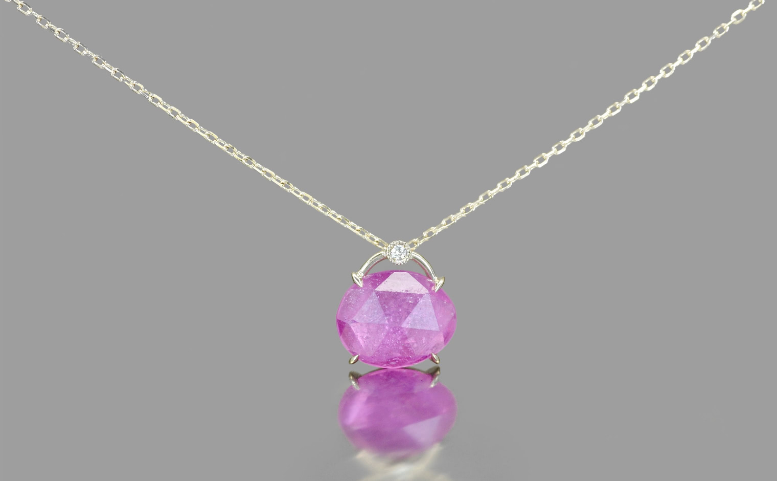 Ruby Handle Necklace | ka0214aj